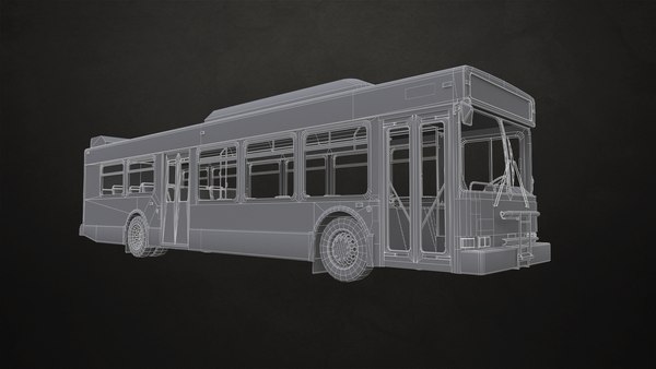 modelo 3d Autobús urbano V2 - Low Poly - TurboSquid 2134510