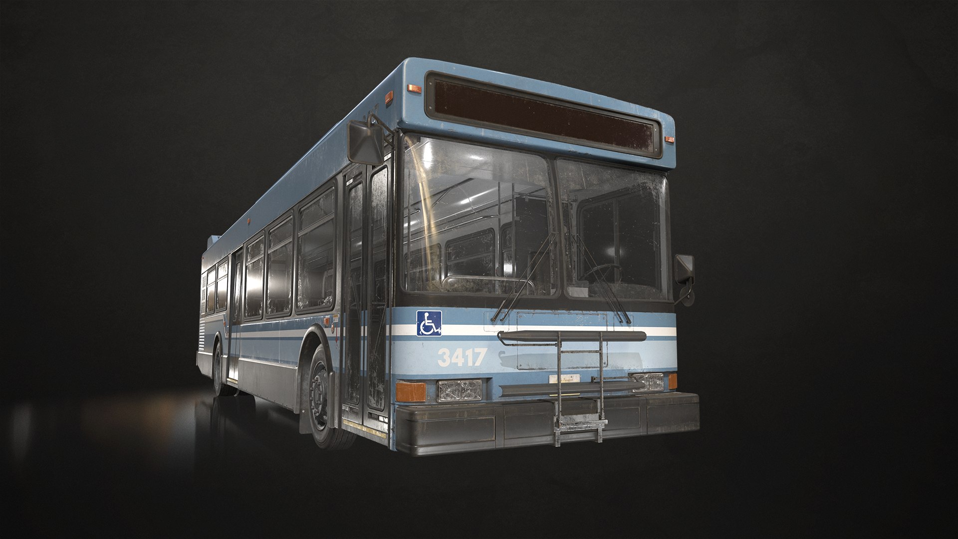 3D City Bus V2 - Low Poly - TurboSquid 2134510