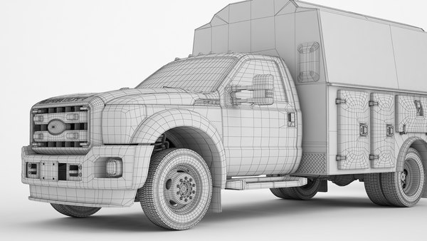3D Ford F450 2012 Service Truck 05 - TurboSquid 1761977