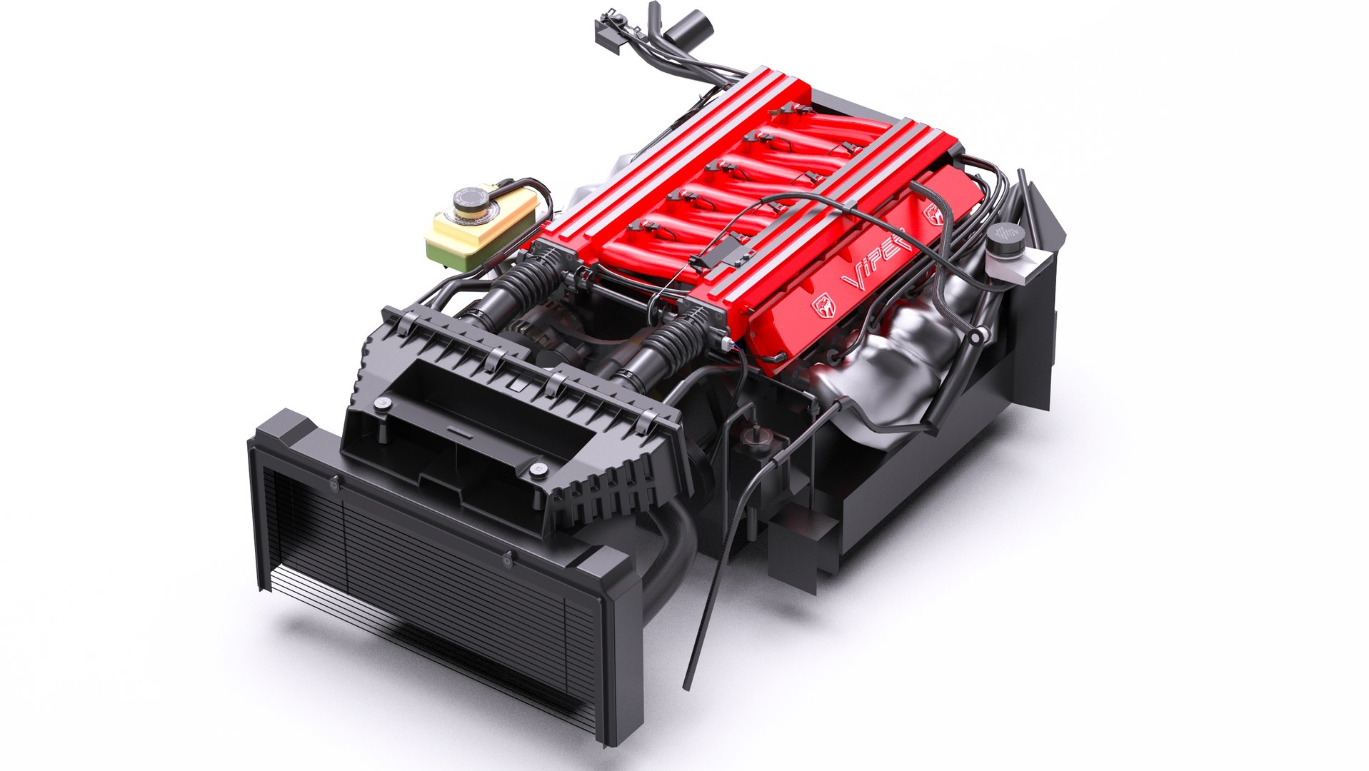 Dodge Viper V10 Engine 3D Model - TurboSquid 2417655
