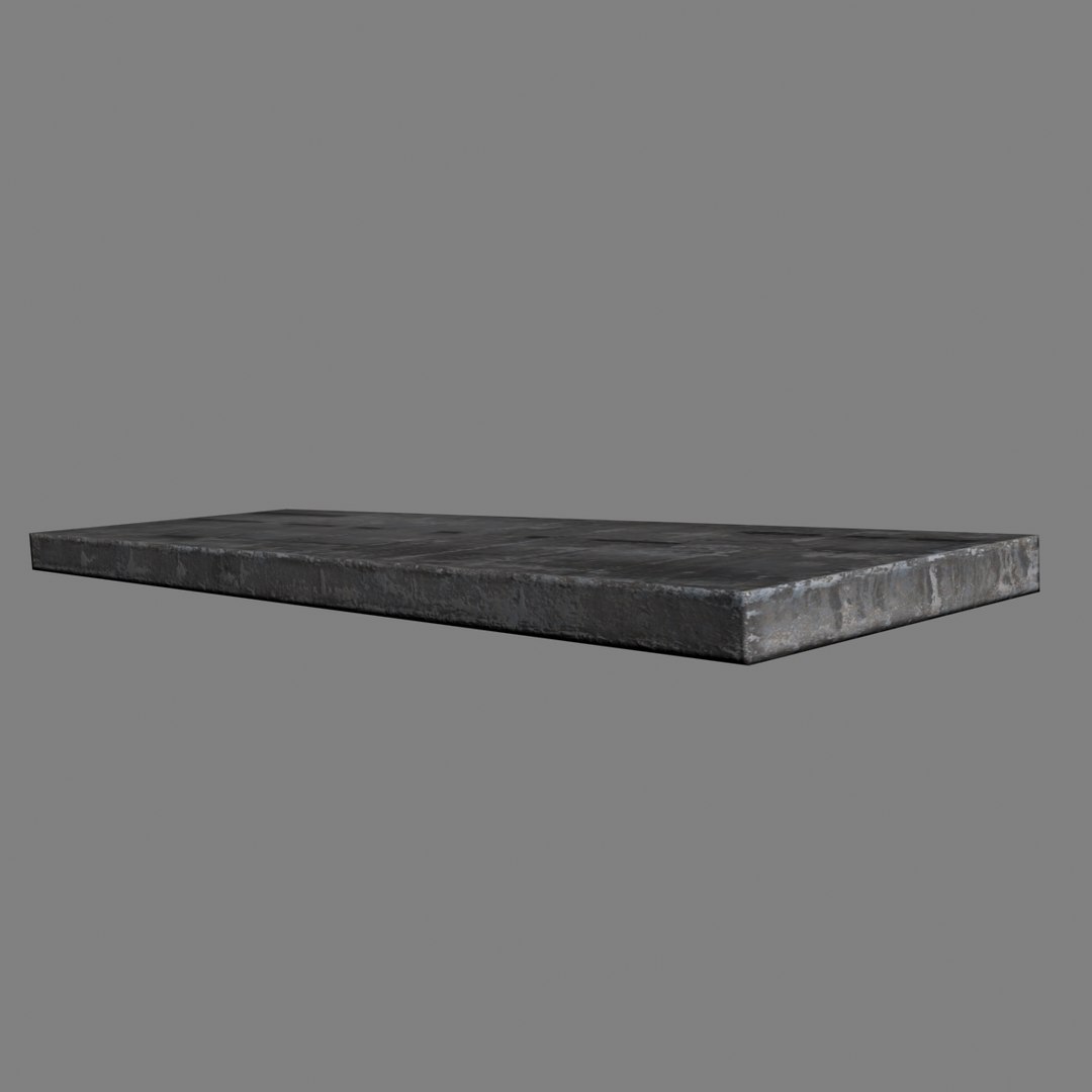 Concrete Slab 3D - TurboSquid 1231074