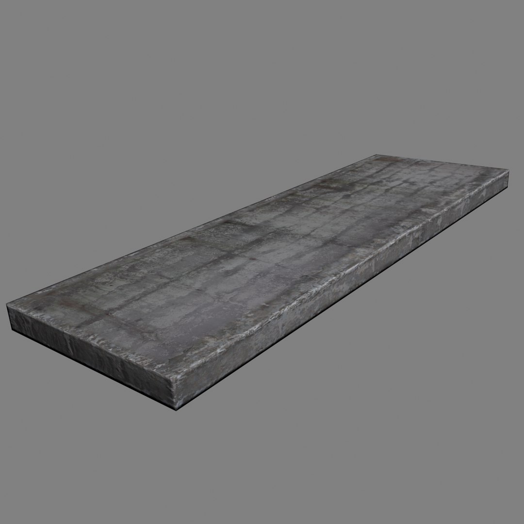 Concrete Slab 3D - TurboSquid 1231074