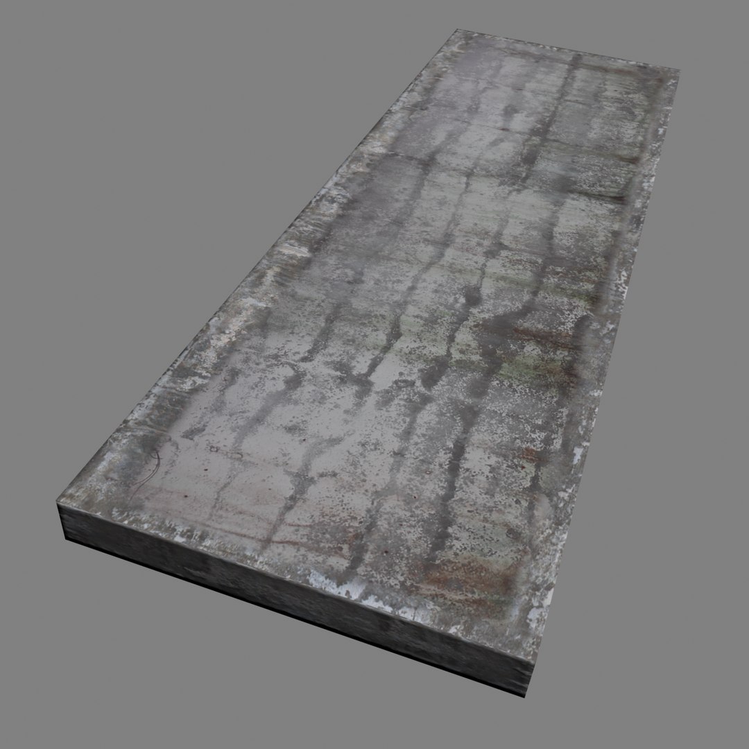 Concrete Slab 3D - TurboSquid 1231074