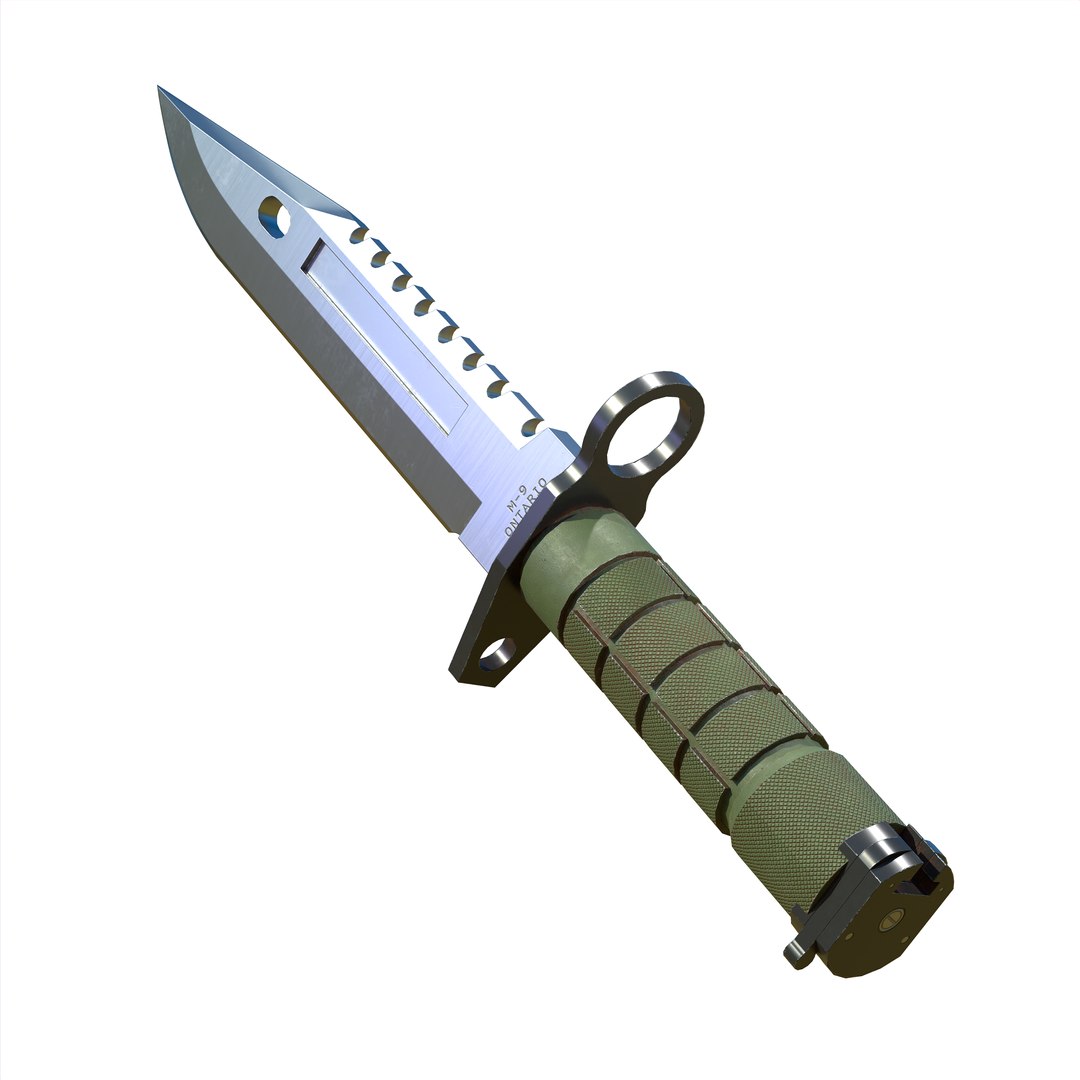 3D M9 Bayonet Tactical Knife Model - TurboSquid 2119753