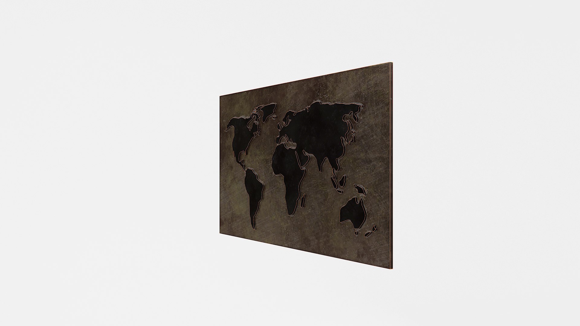 World Worldmap Copper 3D Model - TurboSquid 1688831