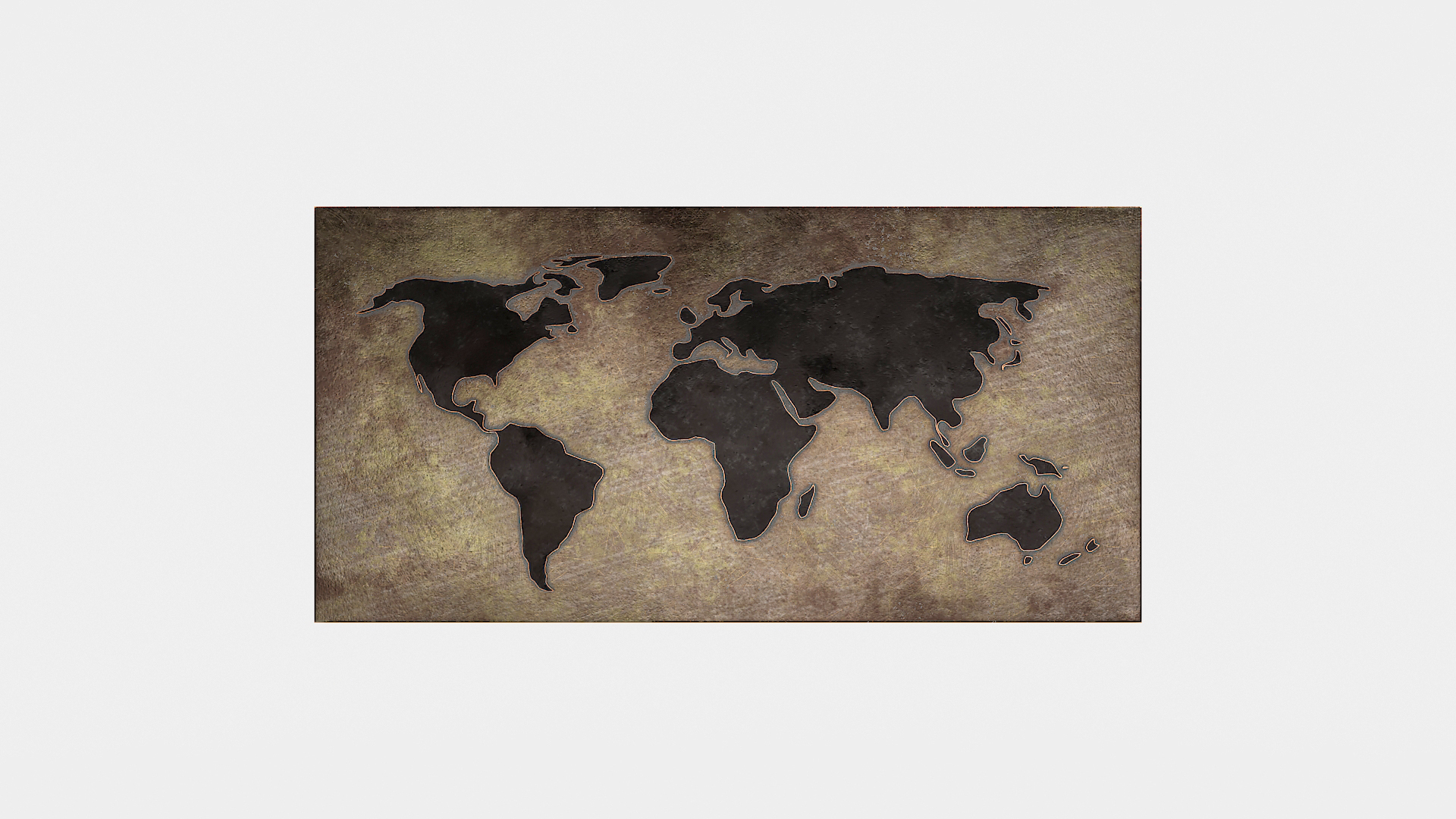 World Worldmap Copper 3D Model - TurboSquid 1688831