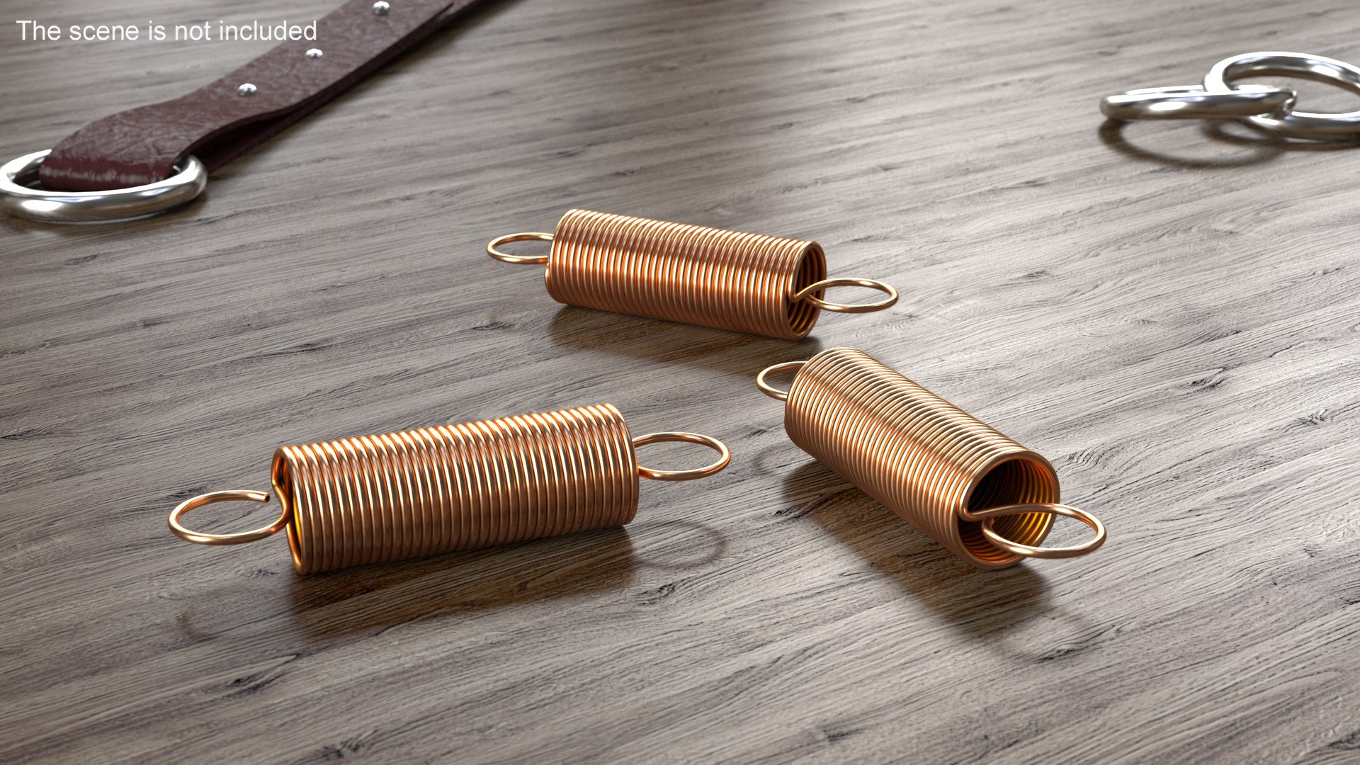 3D Thin Copper Spring Model - TurboSquid 2223974