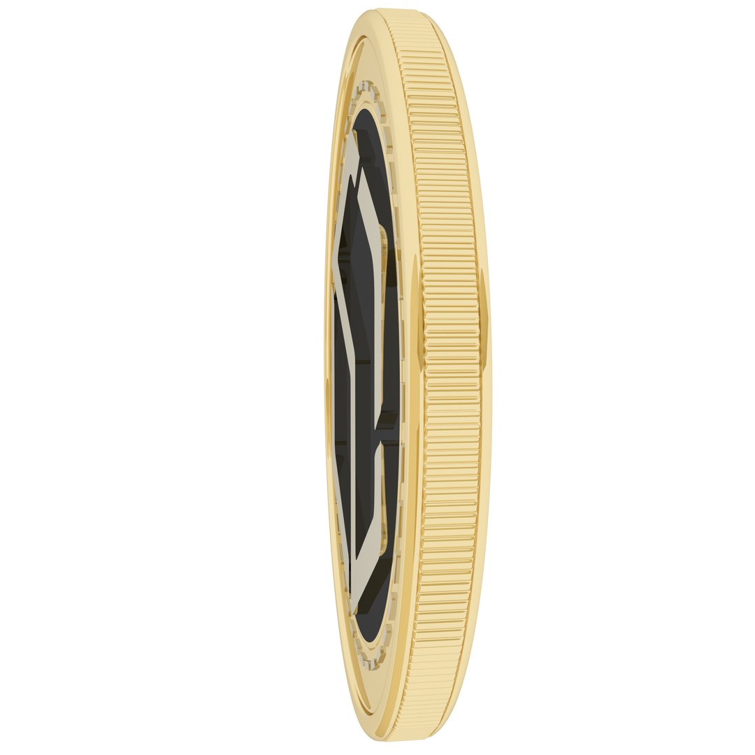 Blox Cryptocurrency Gold Coin 3D - TurboSquid 1783300