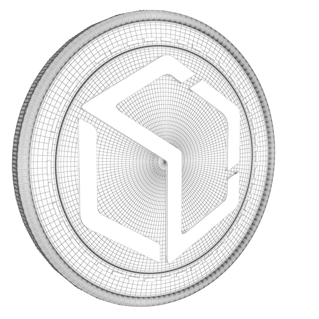 Blox Cryptocurrency Gold Coin 3D - TurboSquid 1783300