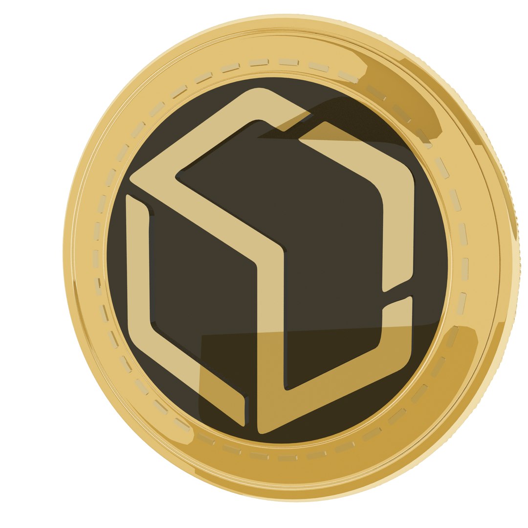 Blox Cryptocurrency Gold Coin 3D - TurboSquid 1783300