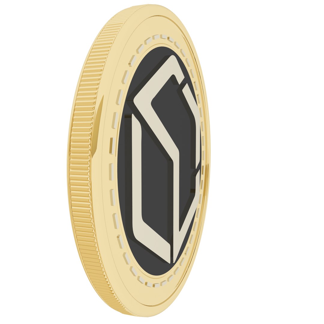 Blox Cryptocurrency Gold Coin 3D - TurboSquid 1783300