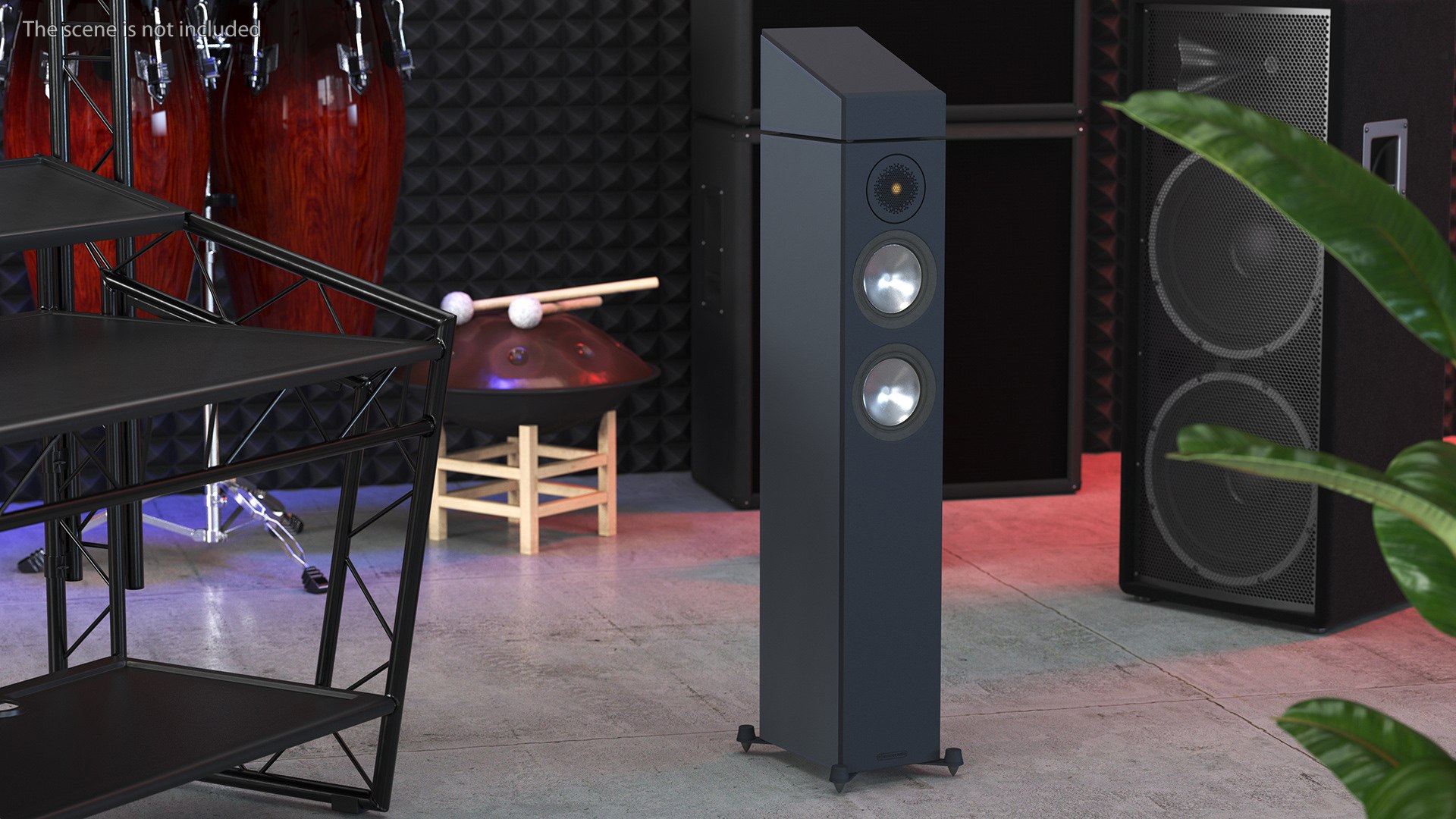 Audio Speakers AMS Dolby Atmos Black Model - TurboSquid 2136679
