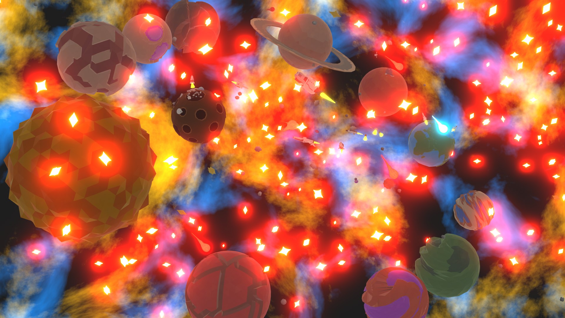 Low Poly Space Sattion 3D - TurboSquid 2267447