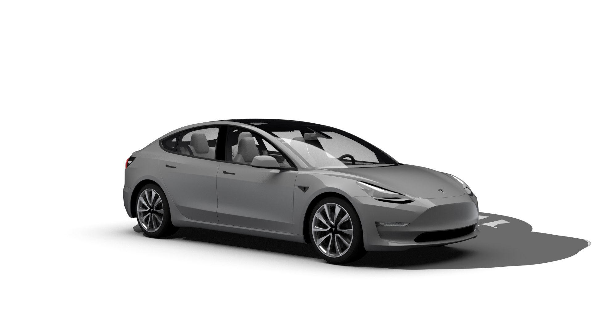 3D TESLA MODEL 3 - TurboSquid 2154959