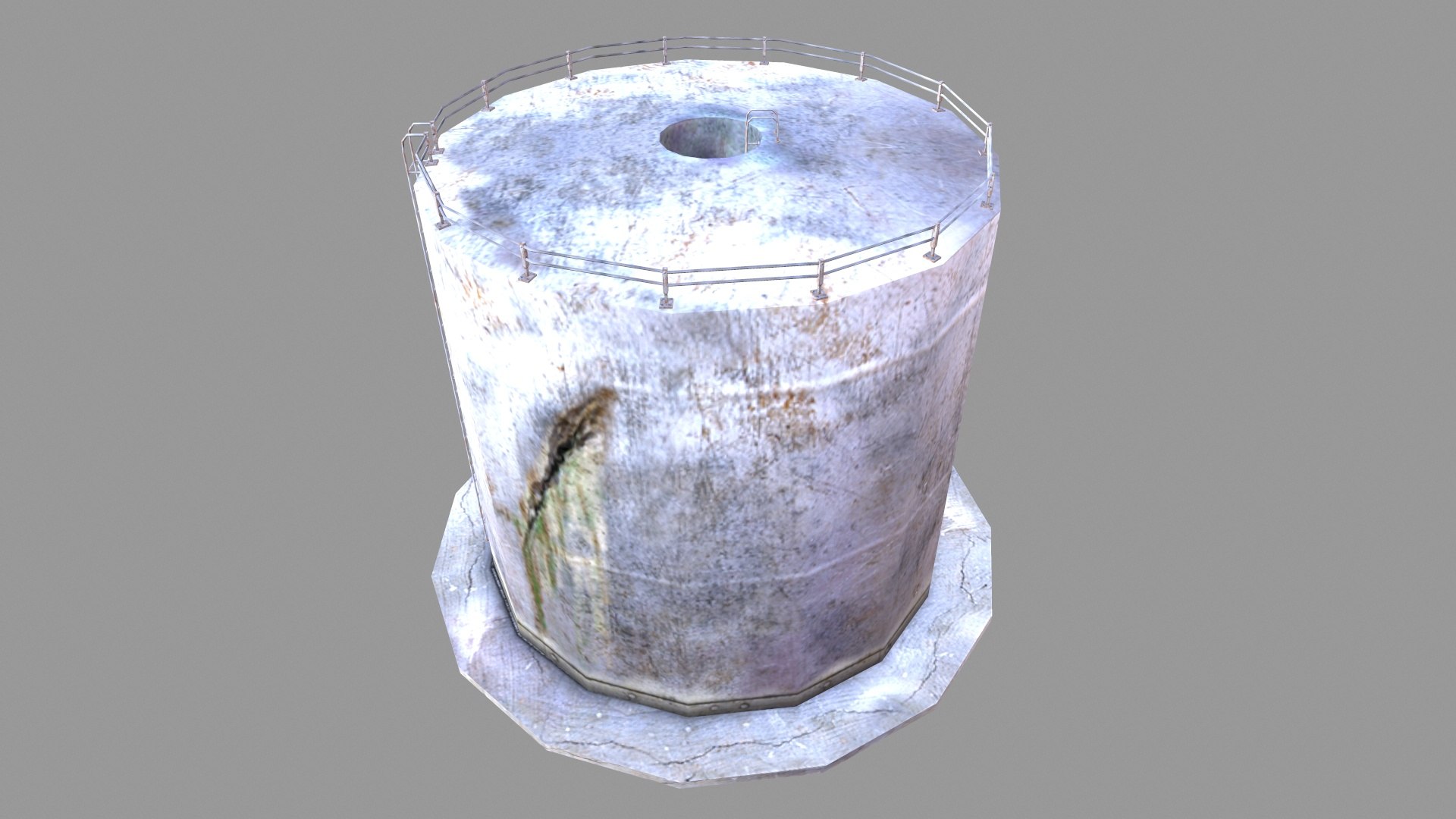Rusted Storage Tank 3D Model - TurboSquid 2299394
