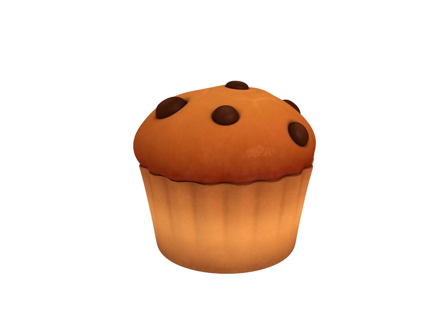 Muffin Cartoon 3D Model - TurboSquid 1414164