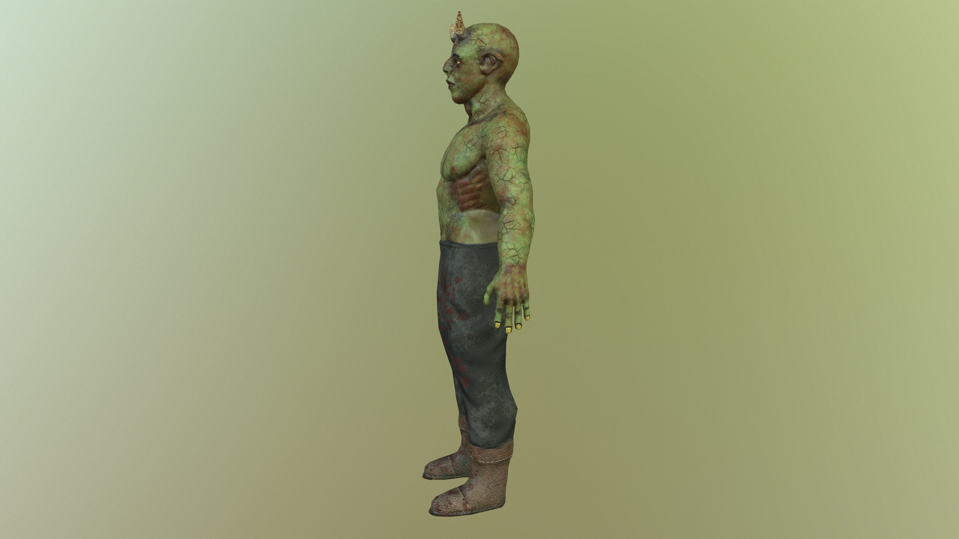 3D Monster Low-poly 3D Model Model - TurboSquid 1904427