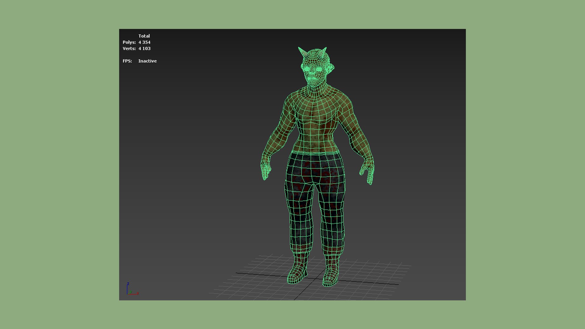 3D Monster Low-poly 3D Model Model - TurboSquid 1904427