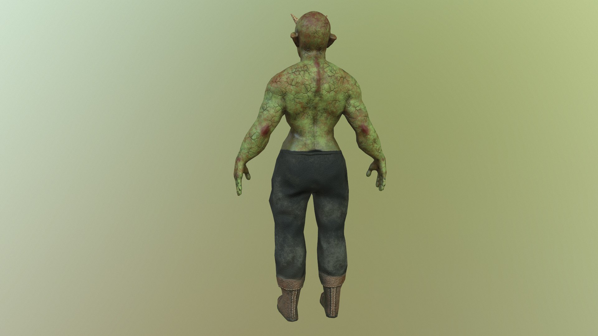 3D Monster Low-poly 3D Model Model - TurboSquid 1904427