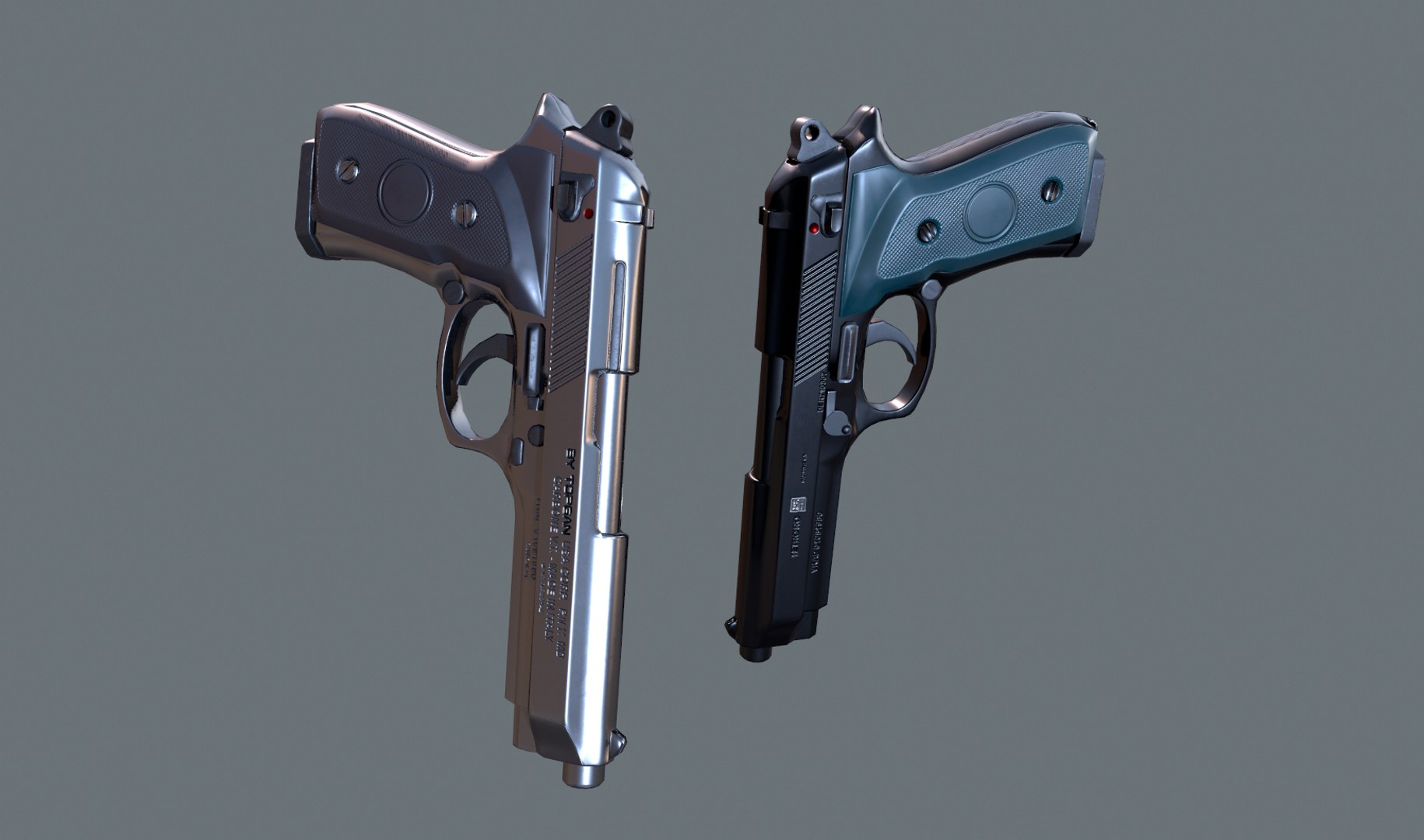 Gun Operational Holster Model - TurboSquid 1622037