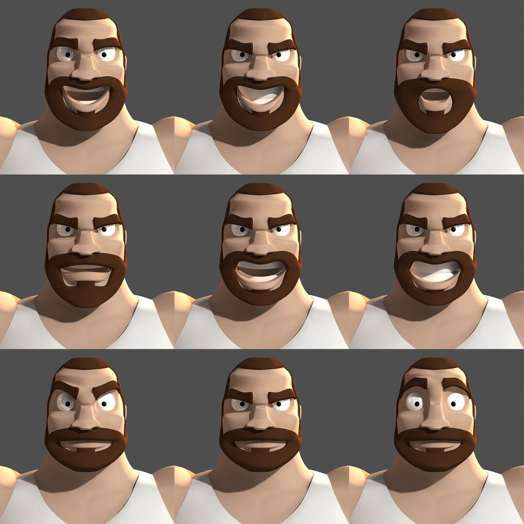 3d Cabbar Fully Rigged