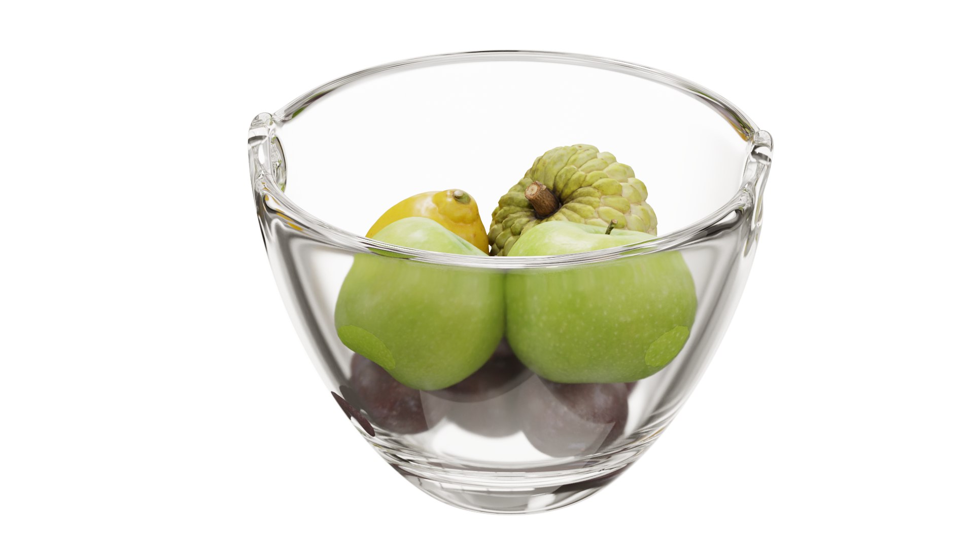 3D Model Ono Fruit Salad Bowl Set 03 - TurboSquid 1965465