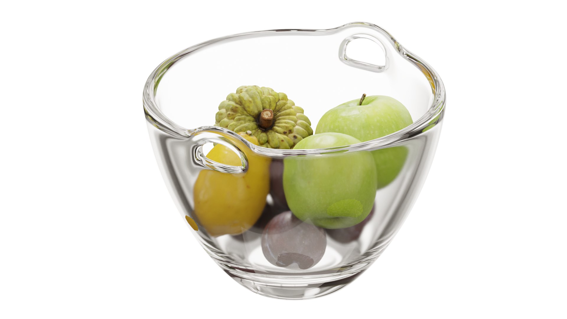 3D Model Ono Fruit Salad Bowl Set 03 - TurboSquid 1965465