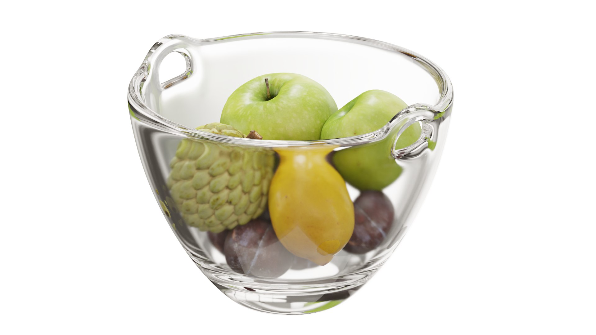 3D Model Ono Fruit Salad Bowl Set 03 - TurboSquid 1965465
