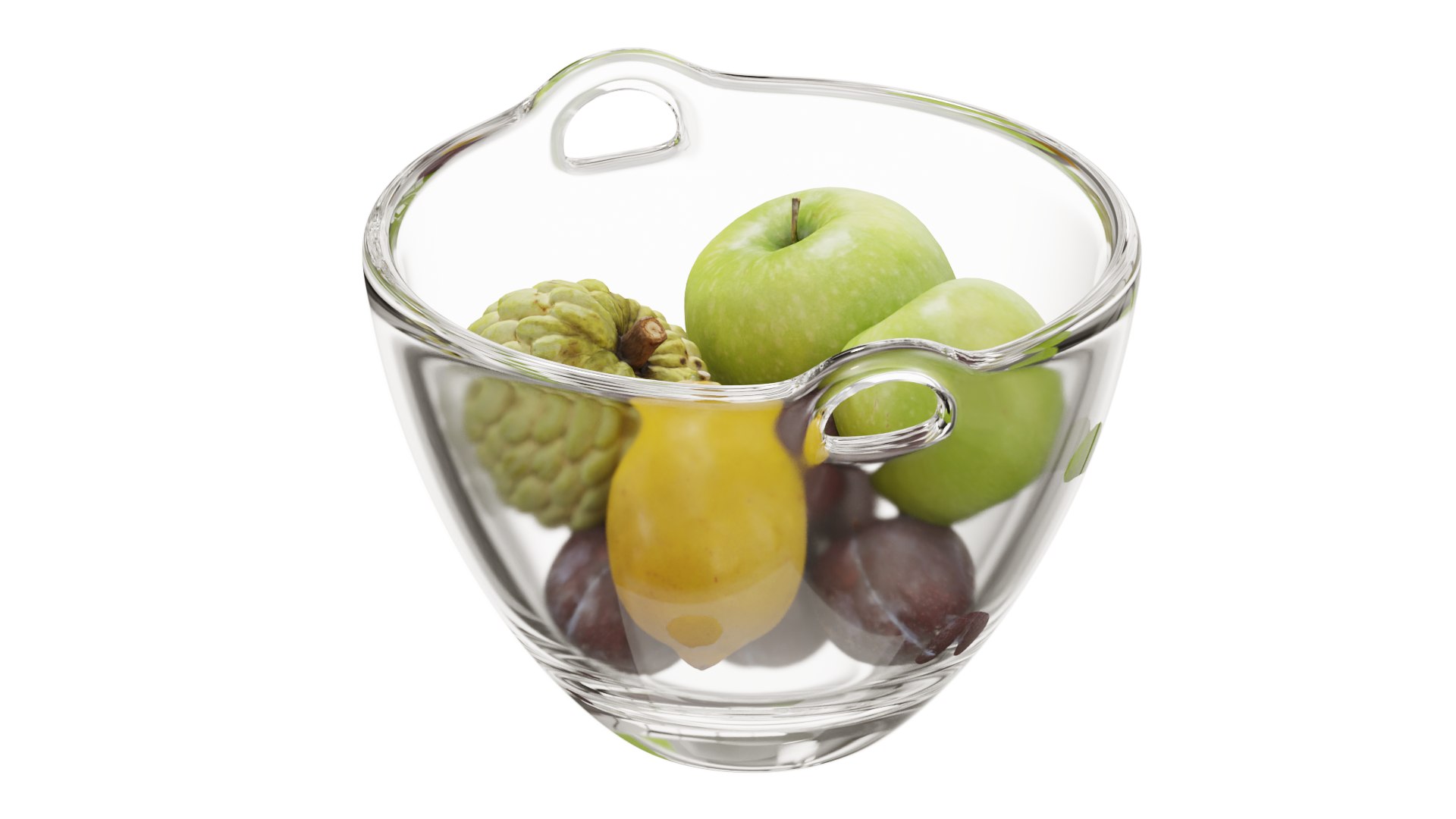 3D Model Ono Fruit Salad Bowl Set 03 - TurboSquid 1965465