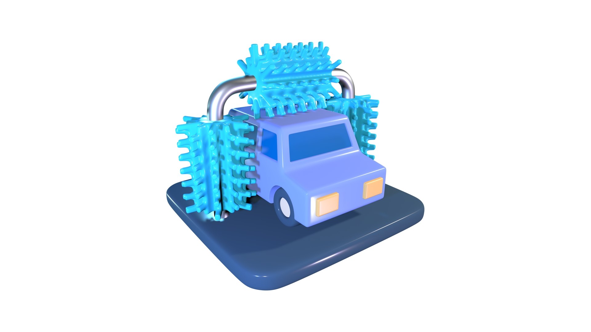 Car Wash 3D Illustration 3D - TurboSquid 2282578