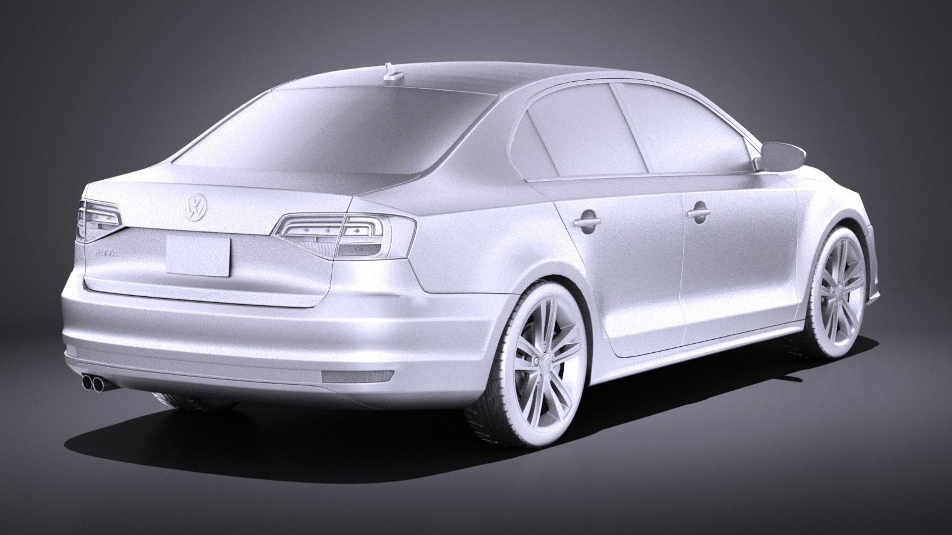 3D Model 2015 Volkswagen Jetta - TurboSquid 1288191