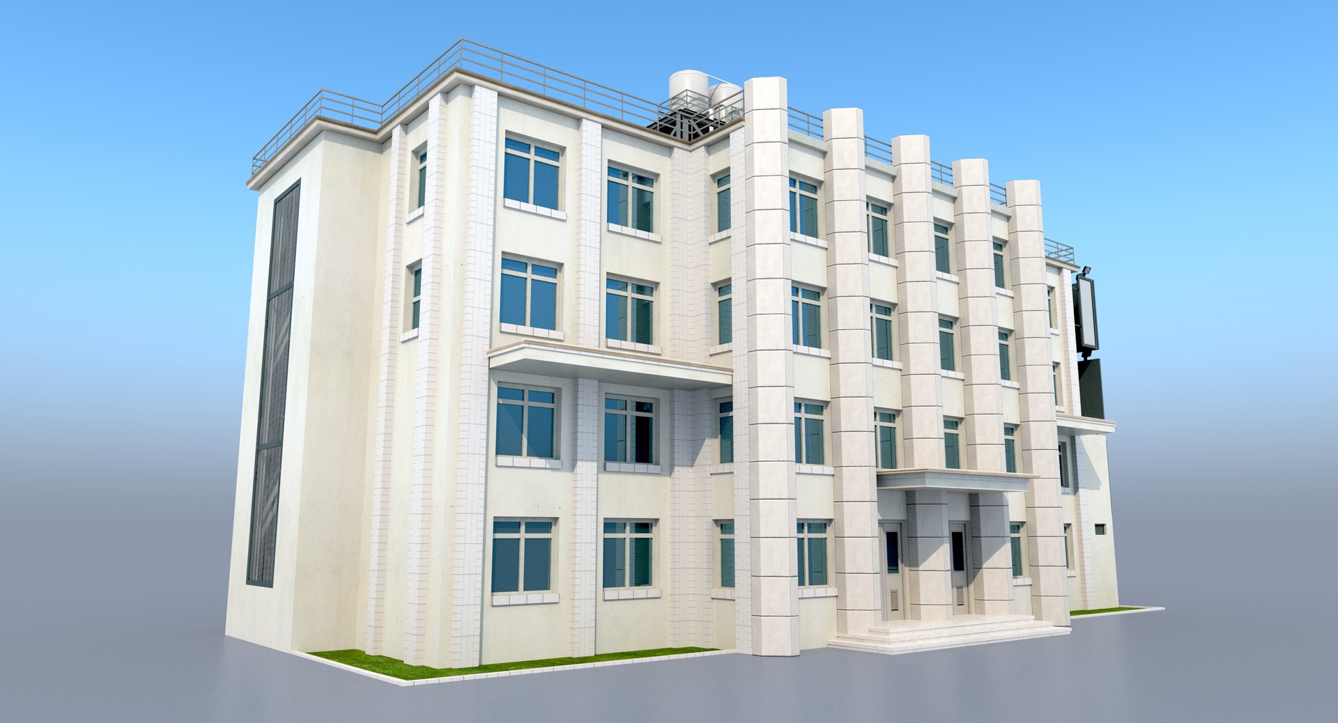 Building 2 3D Model - TurboSquid 1154790