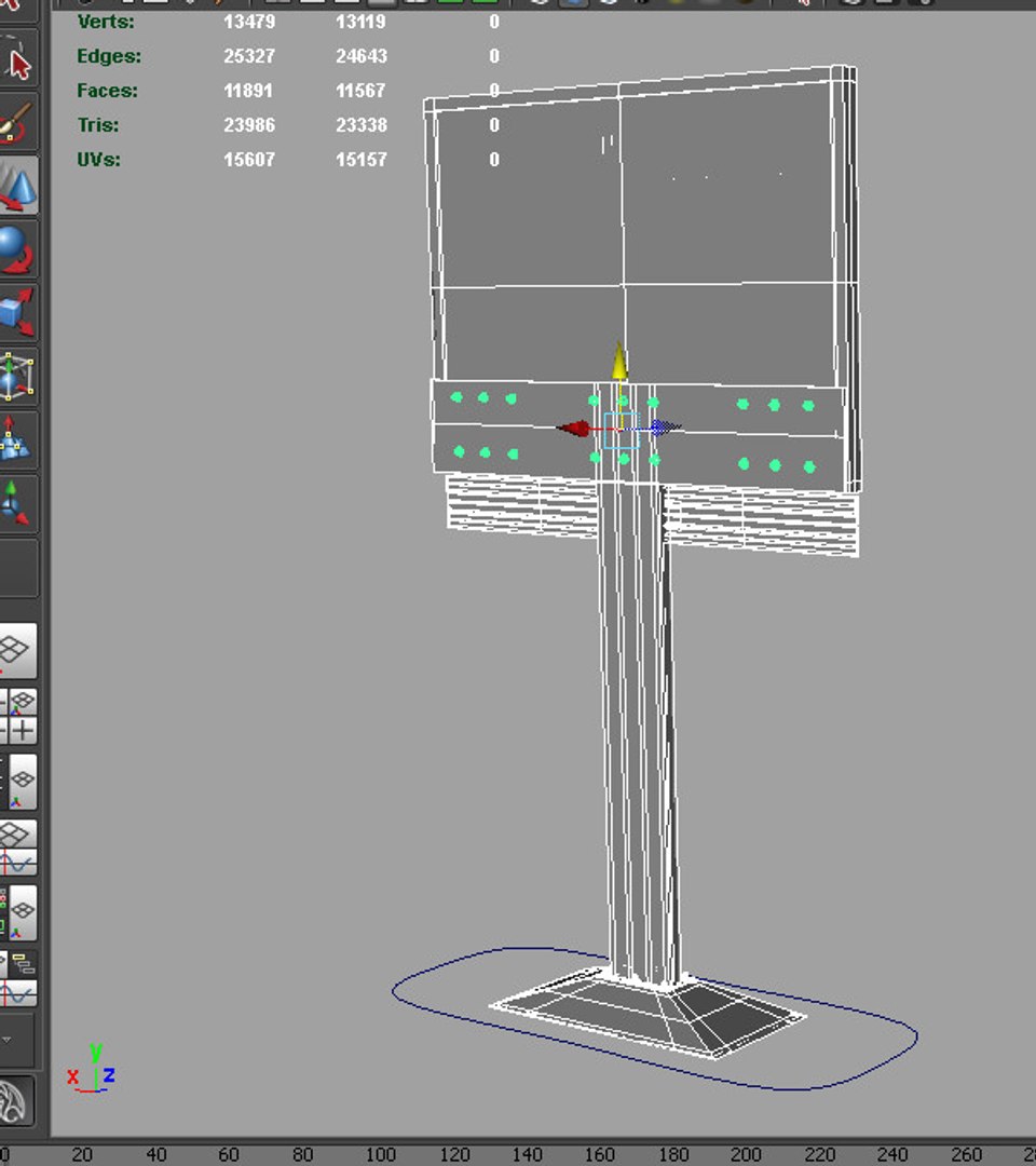 Free Billboard 3d Model