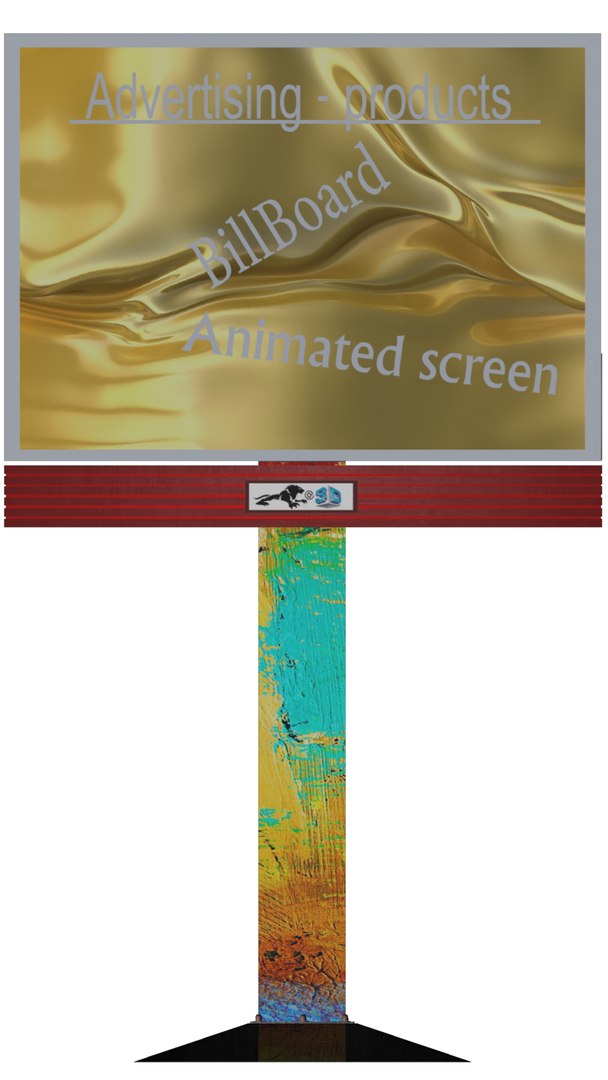 Free Billboard 3d Model