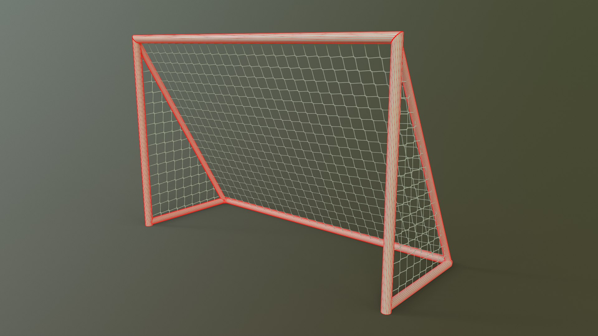 PBR Soccer Football Goal Post A Model - TurboSquid 1915076