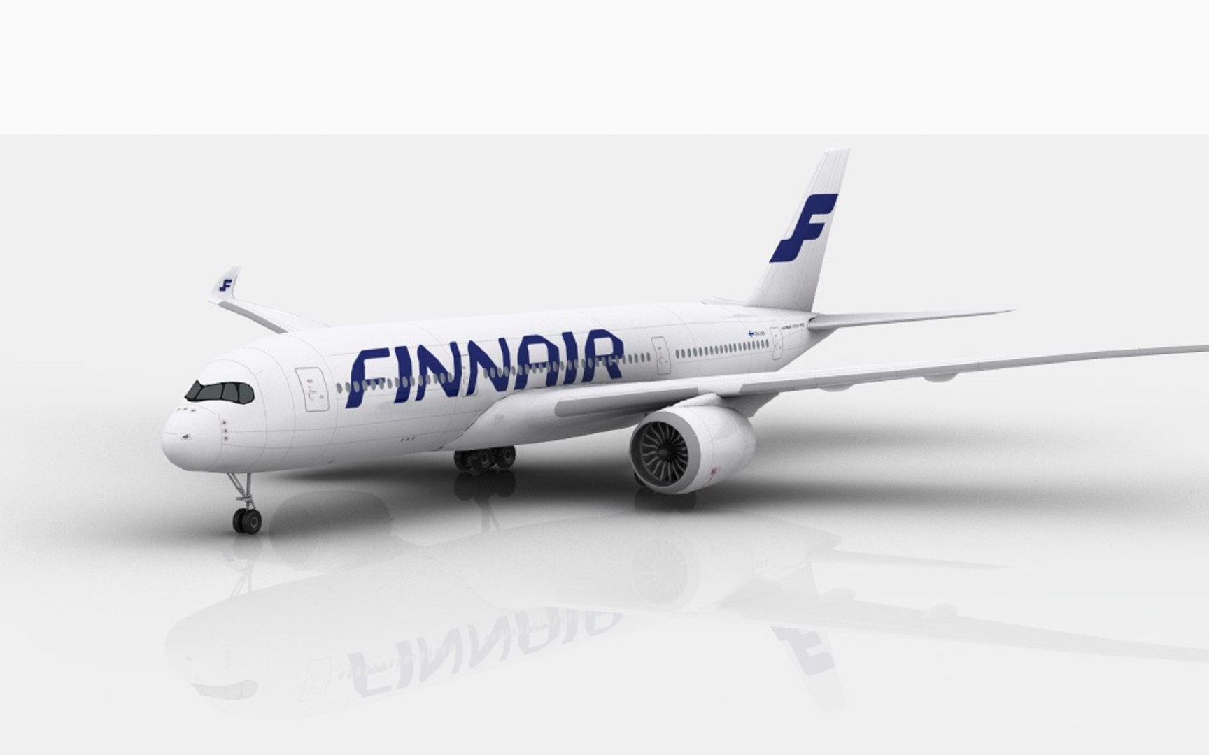 3D Airbus A350 - TurboSquid 1362985