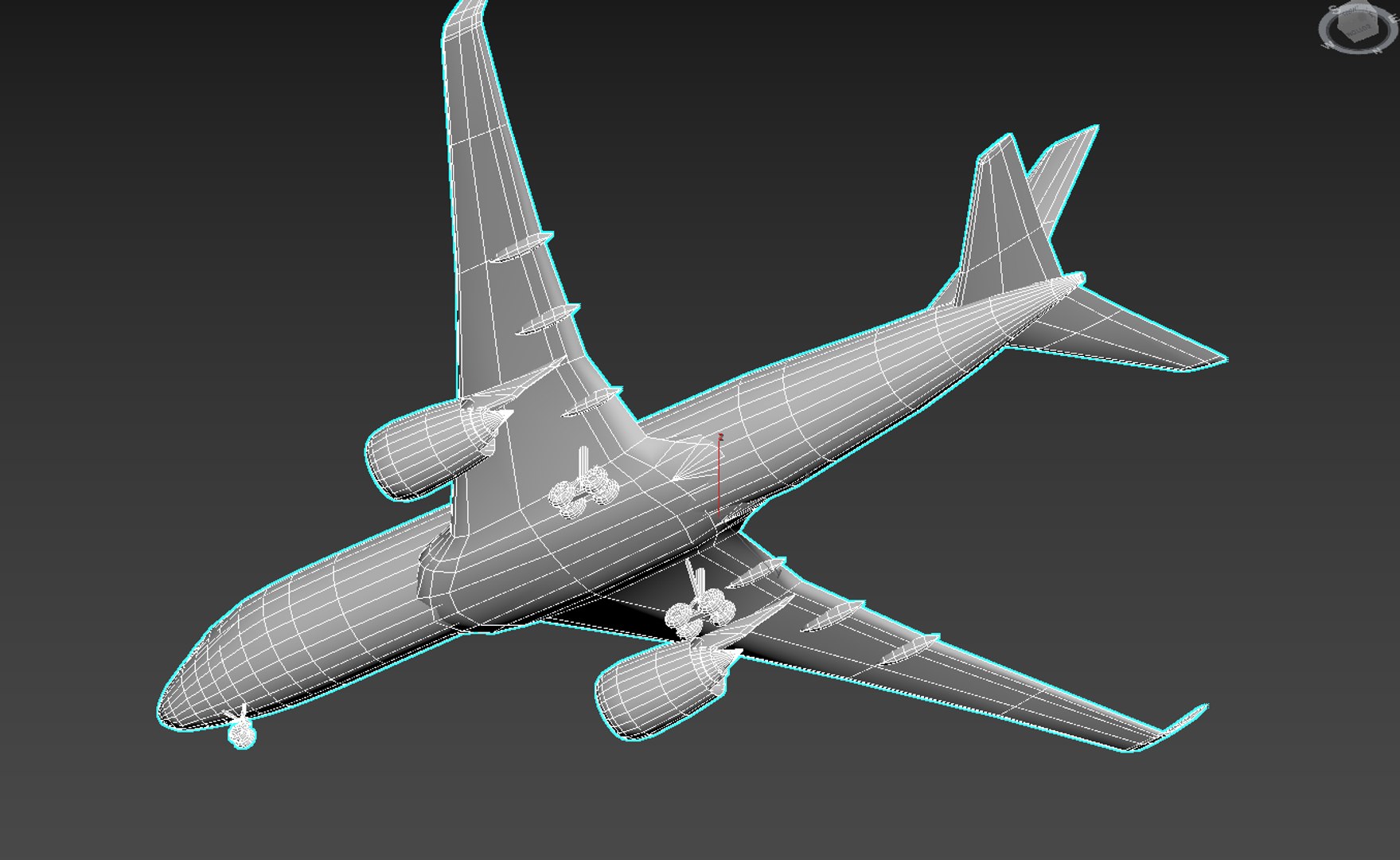 3D Airbus A350 - TurboSquid 1362985
