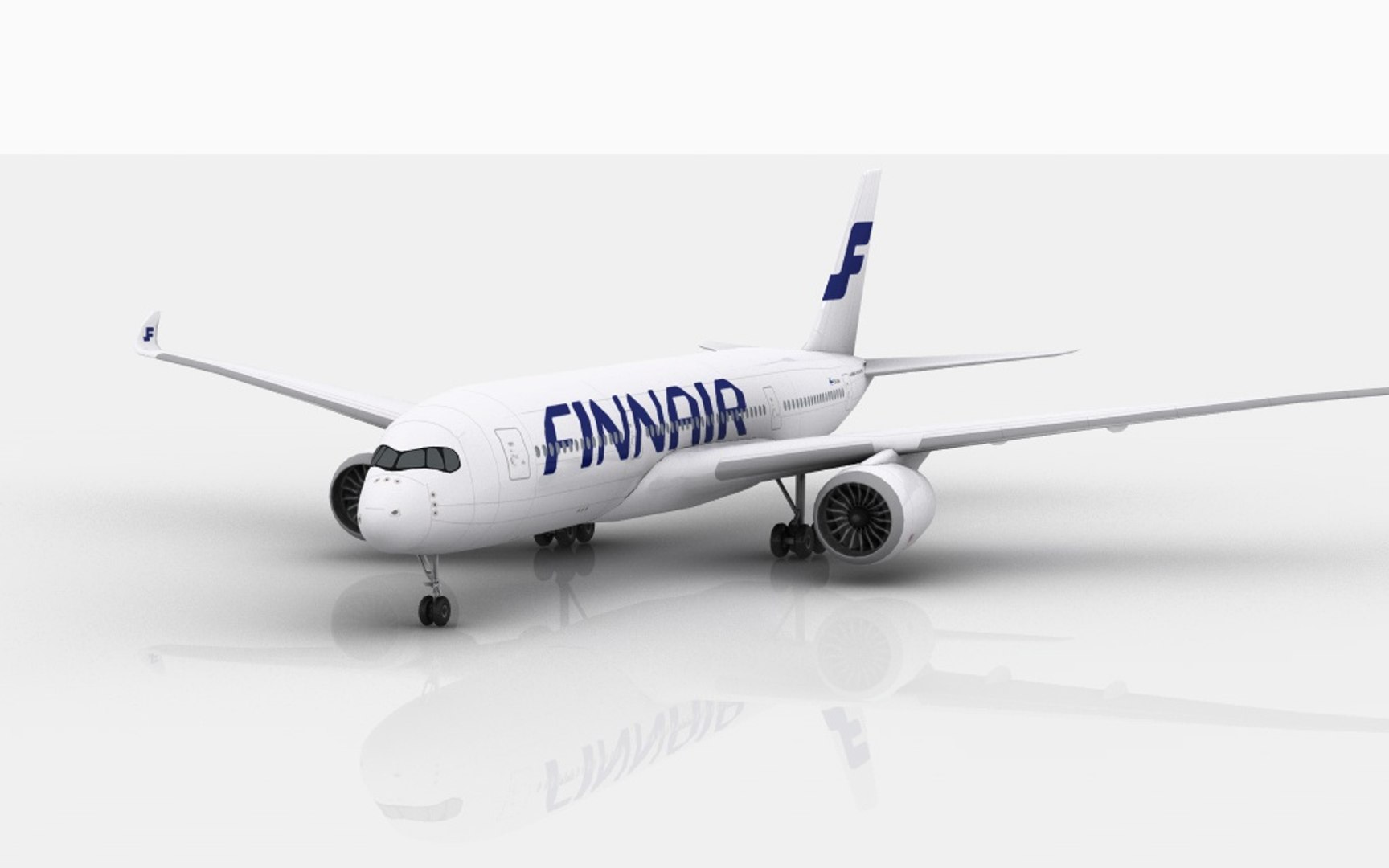 3D Airbus A350 - TurboSquid 1362985