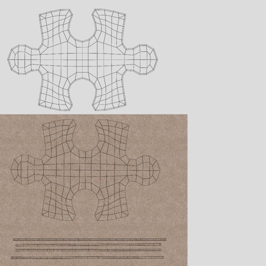 Puzzle Piece Model - TurboSquid 1561277