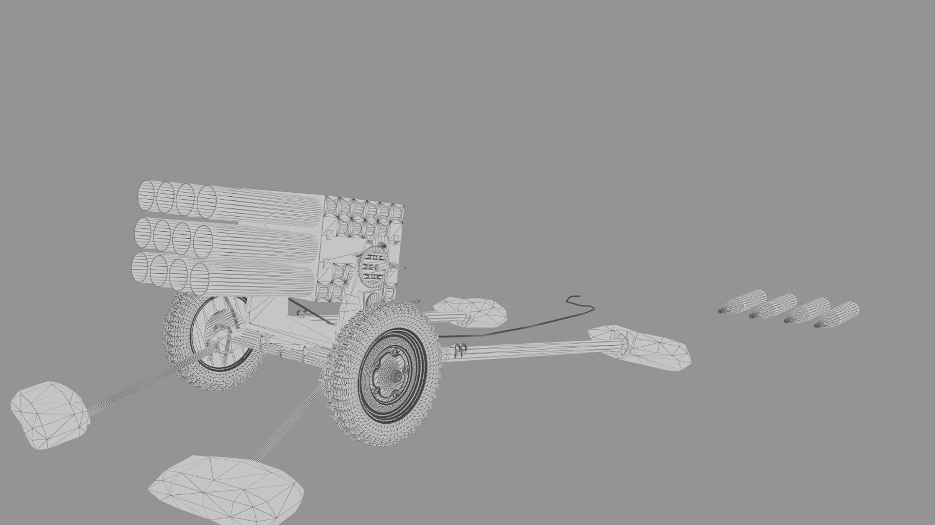 Type-63 107mm Mlrs 3d Model