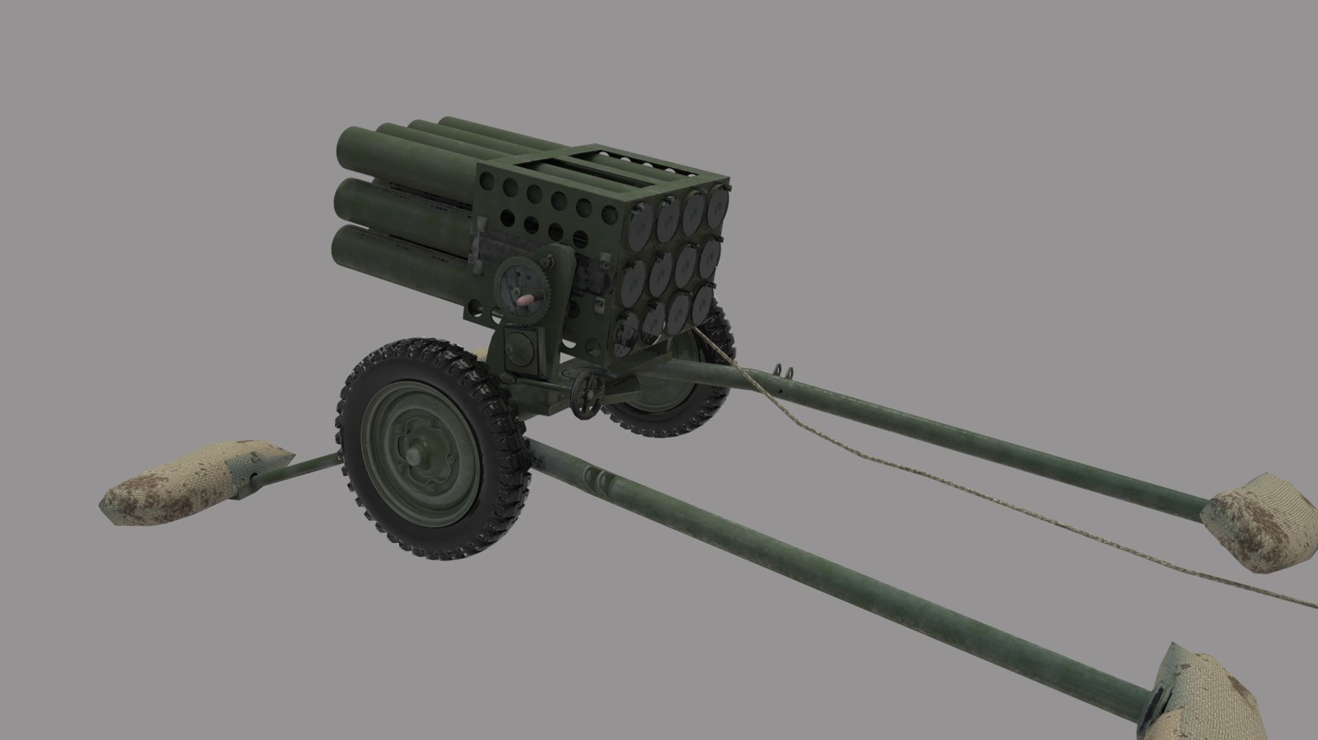 Type-63 107mm Mlrs 3d Model