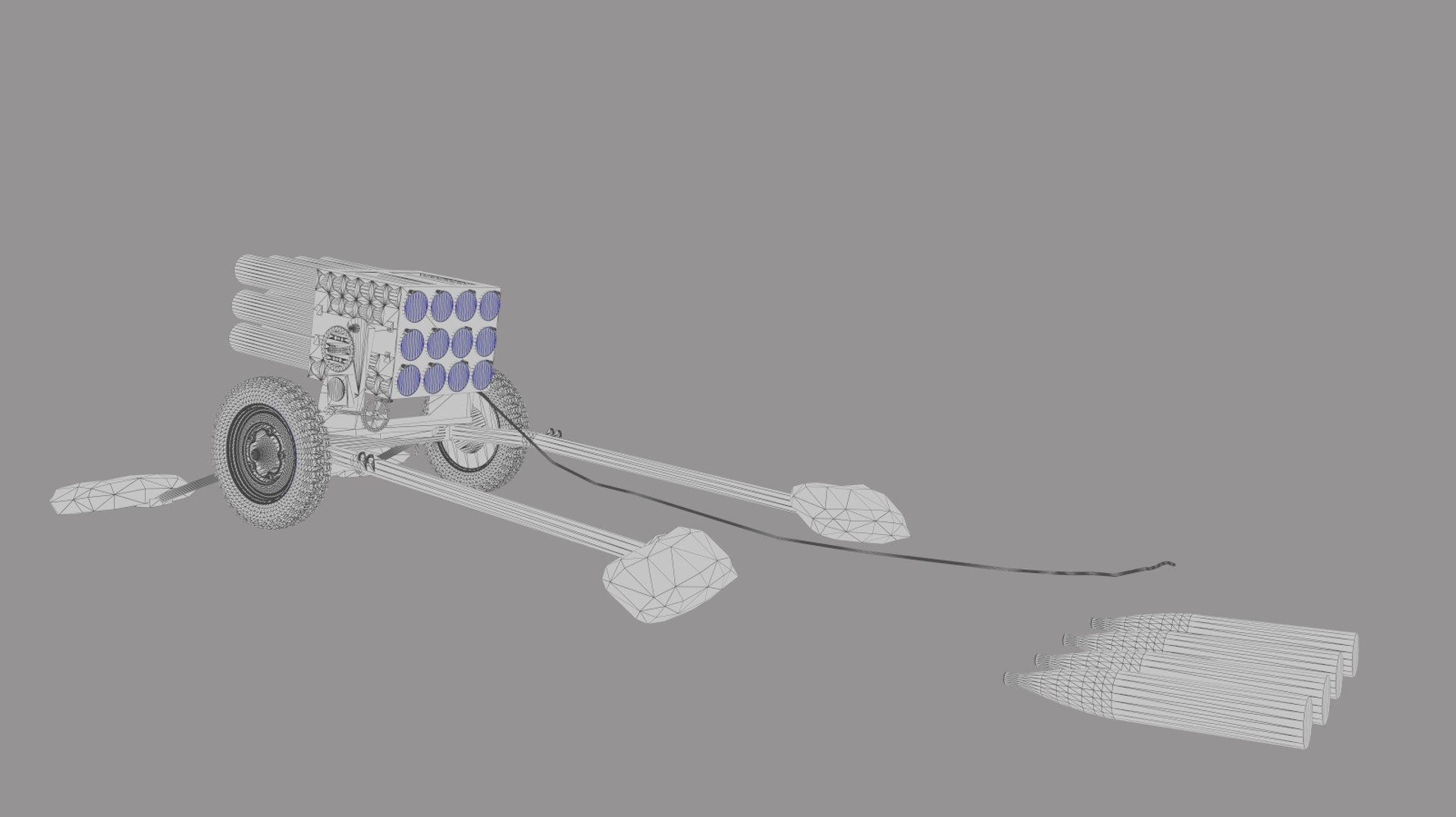 Type-63 107mm Mlrs 3d Model