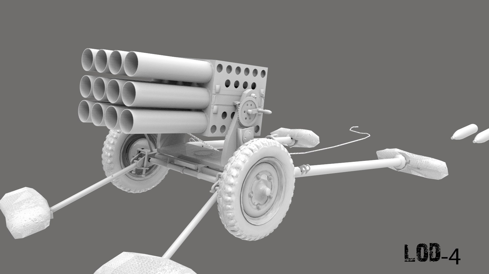 Type-63 107mm Mlrs 3d Model