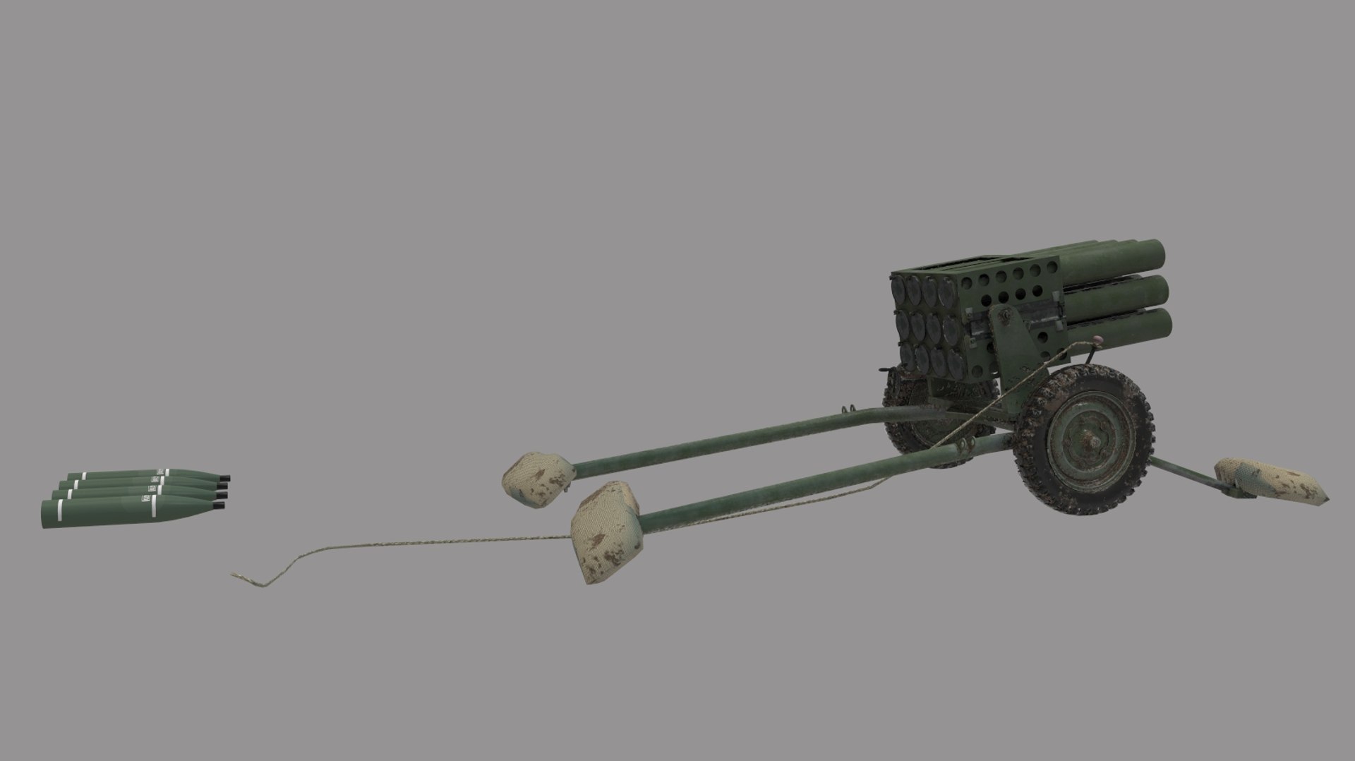 Type-63 107mm Mlrs 3d Model