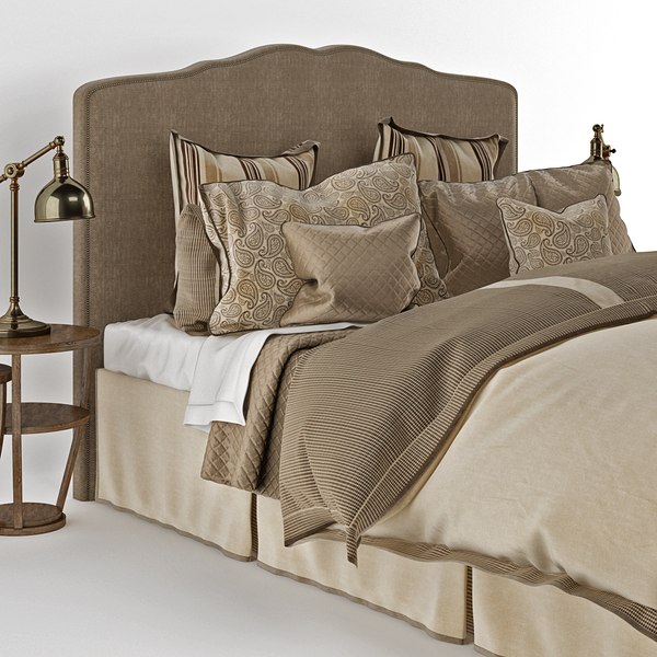 3d model bedding set