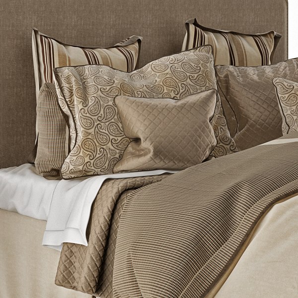 3d model bedding set