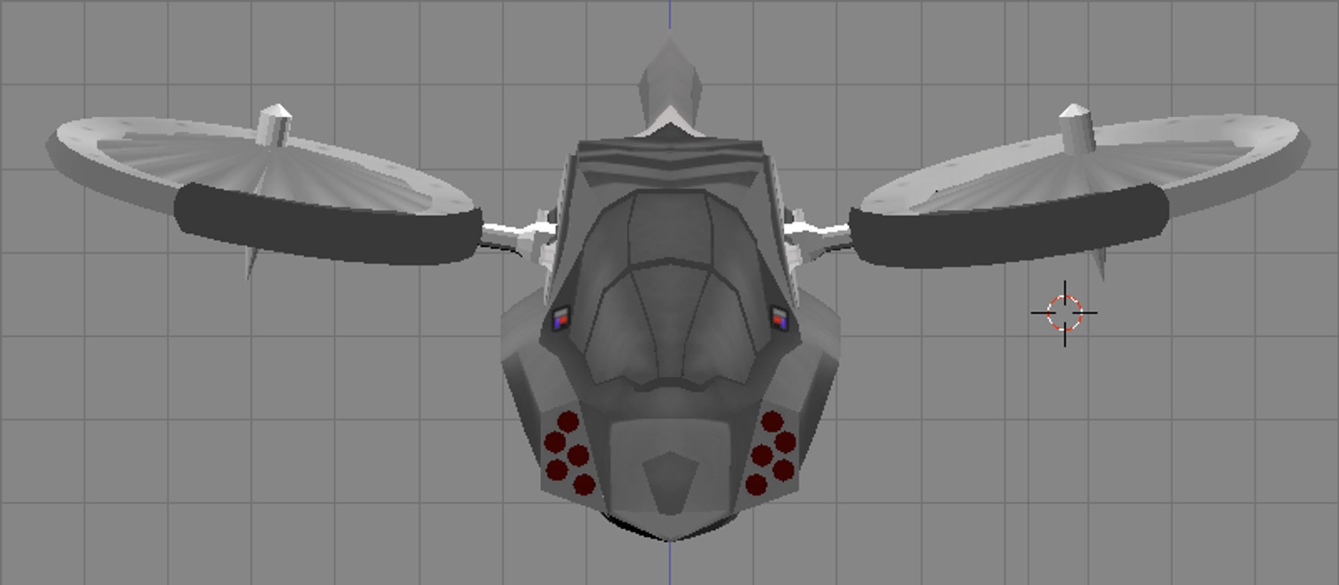 Vtol Helicopter 3d Model