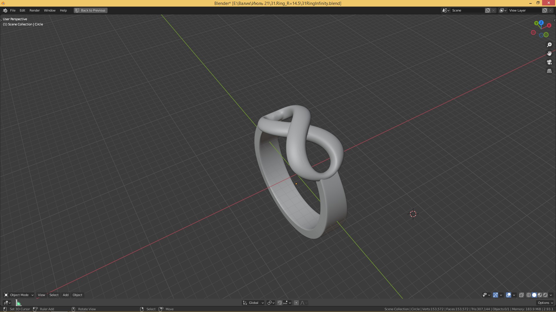 Infinity Model - TurboSquid 1773221