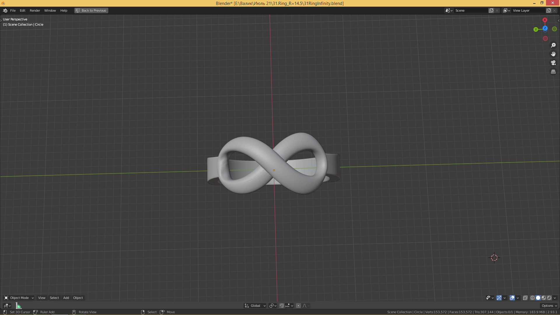 Infinity model - TurboSquid 1773221