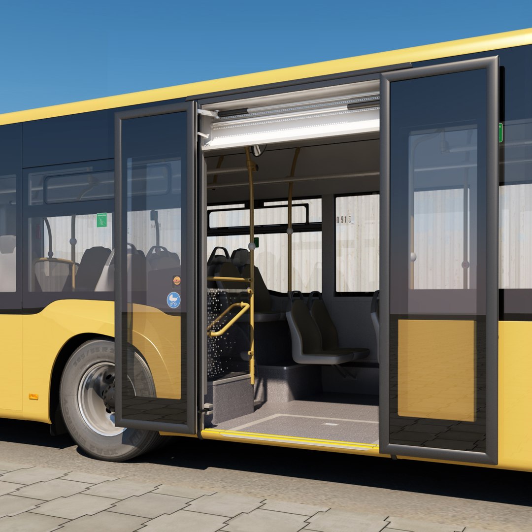 3d Model Realistic Mercedes-benz Citaro 2011